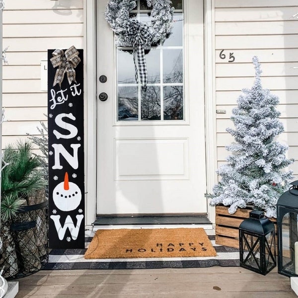Winter Porch Sign - Etsy