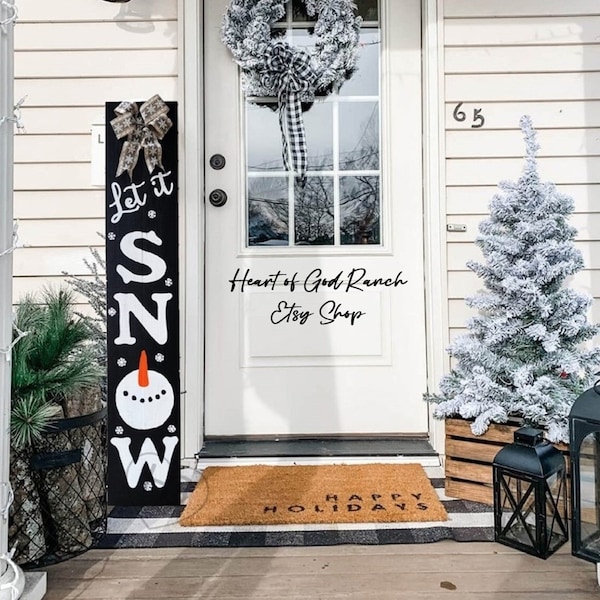 Winter Porch Sign - Etsy