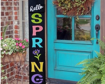 Spring Porch Sign - Etsy