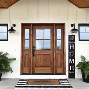 Monogram Porch Sign Welcome Porch Sign Family Name - Etsy