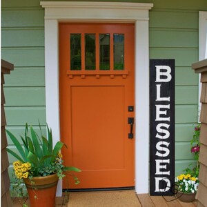 Blessed Porch Sign Welcome Sign Christian Sign 5FT Iptv - Etsy