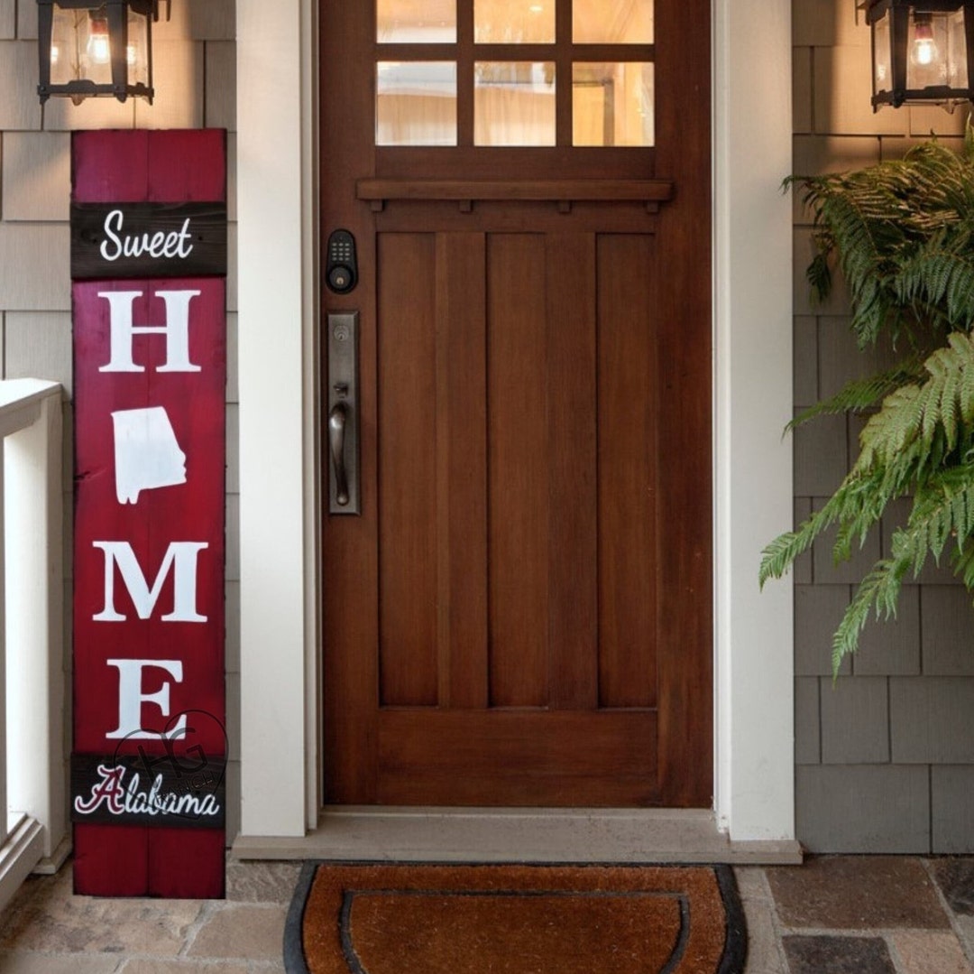 Alabama Porch Sign Premium Cedar Sweet Home Alabama 5FT Iptv - Etsy