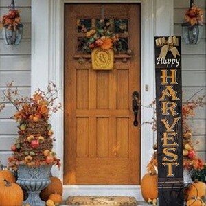Fall Harvest Porch Sign 6FT - Etsy