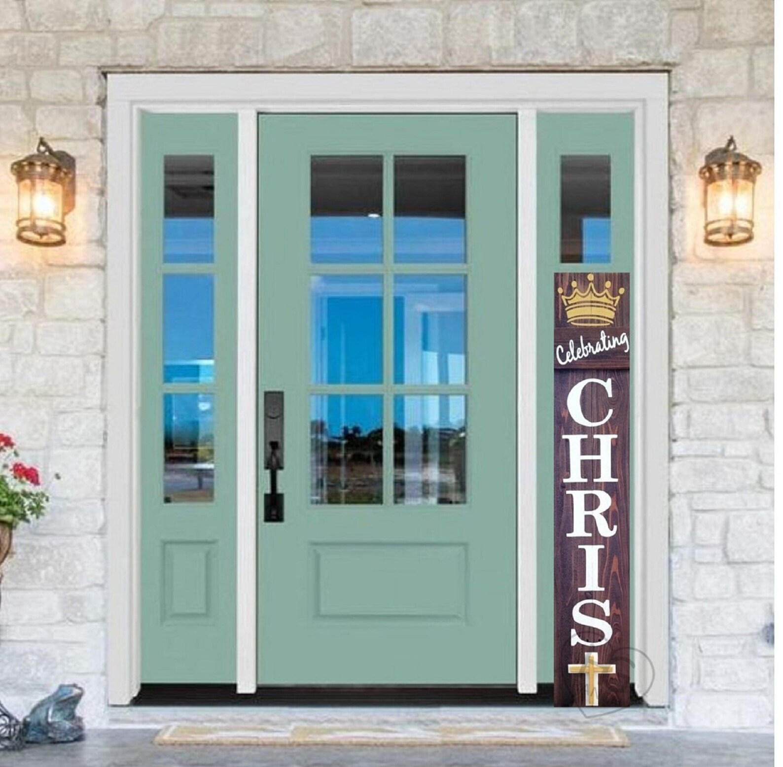 Easter Christian Porch Sign Celebrating Christ 5FT - Etsy