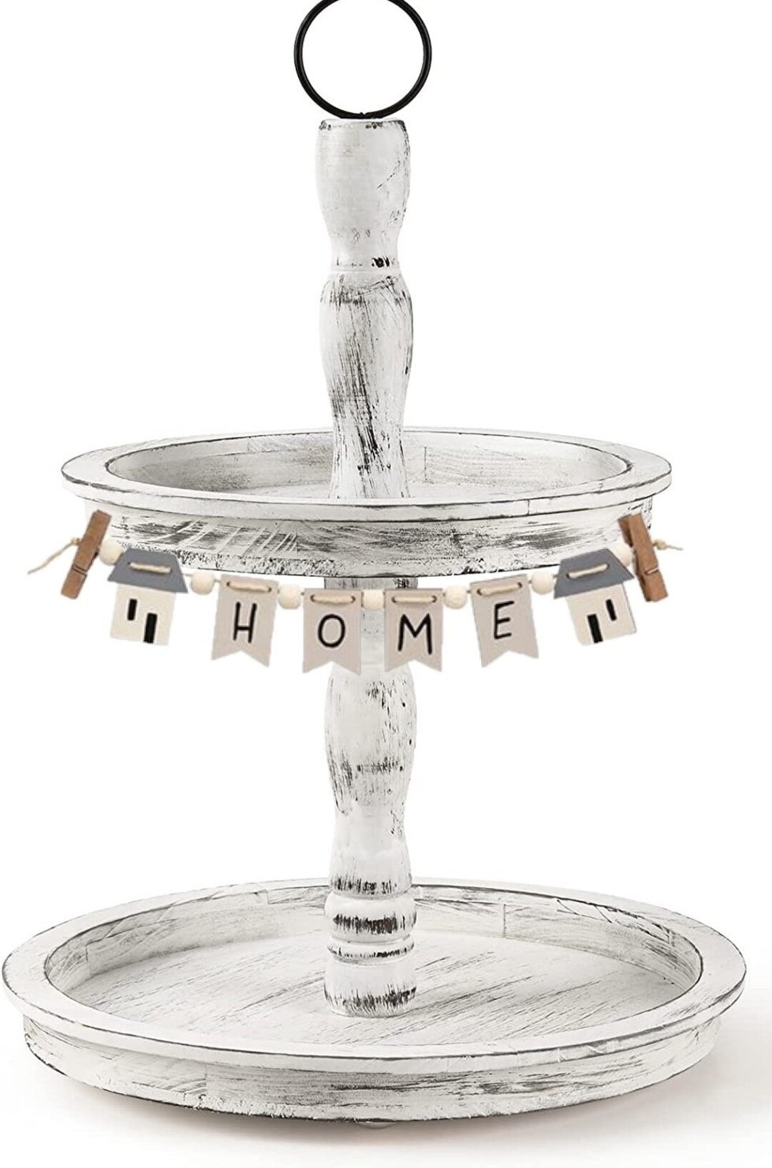 HOME Tiered Tray Garland Mini Banner Farmhouse Decor - Etsy