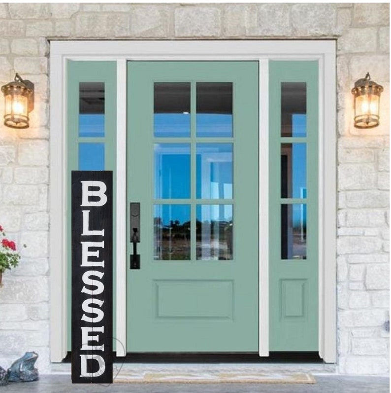 Blessed Porch Sign Welcome Sign Christian Sign 5FT - Etsy