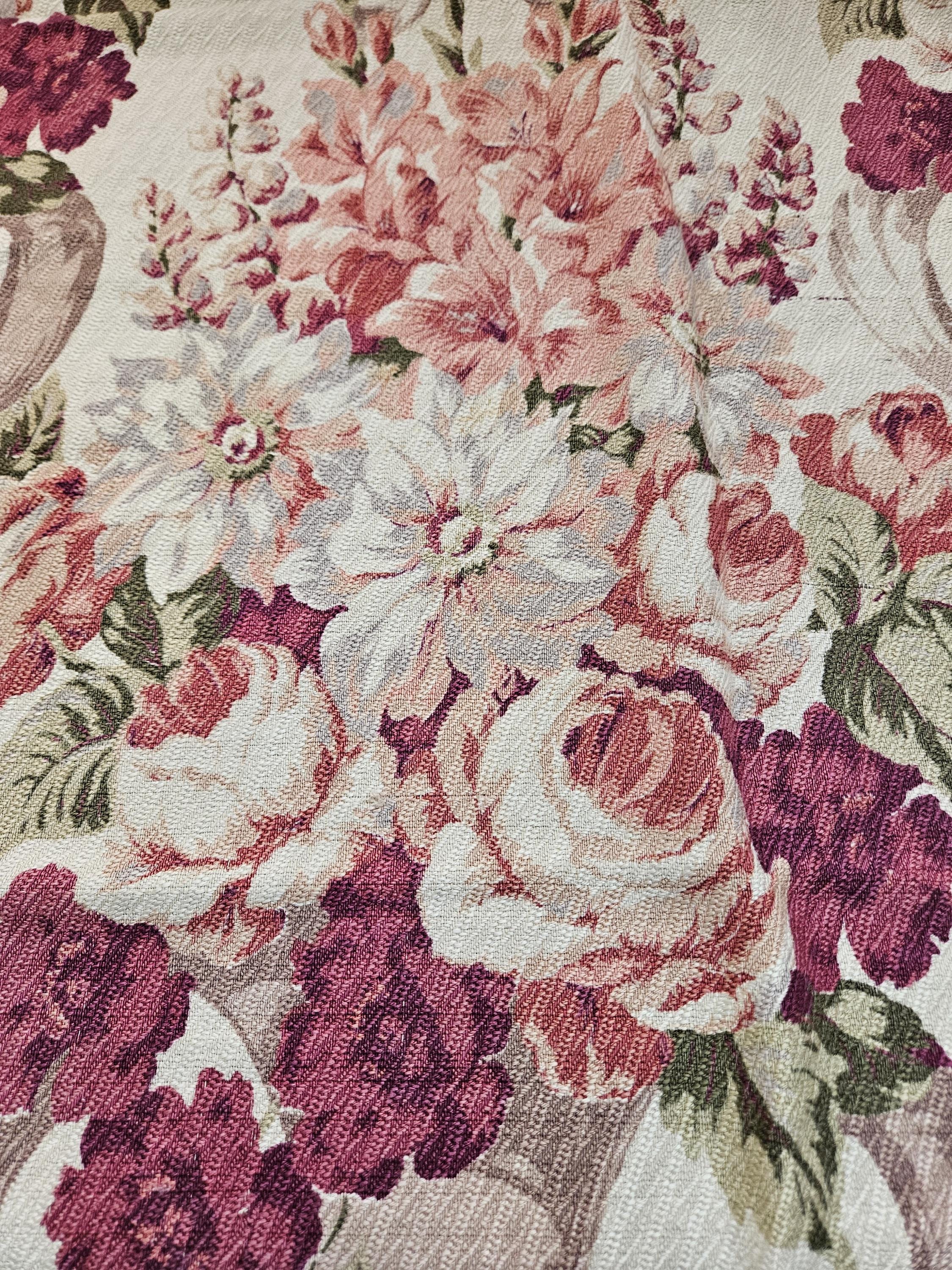 Vintage Rococo-inspired Floral Fabric - Etsy