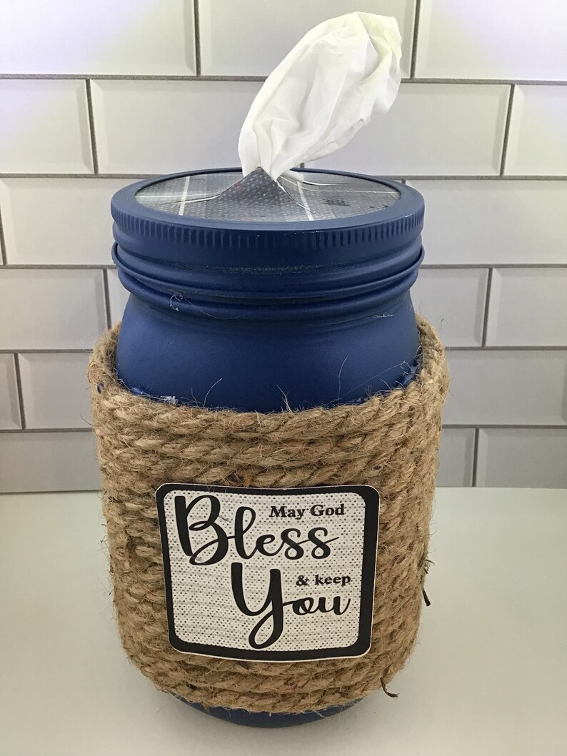 Bless You Tissur Jar - Etsy