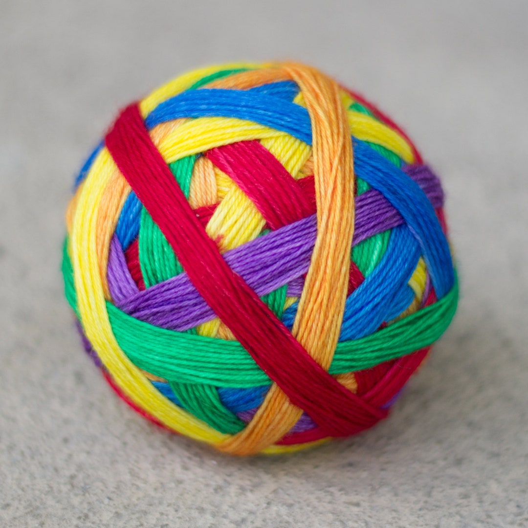 Preorder Pride Flag Rainbow Self-striping Sock Yarn - Etsy