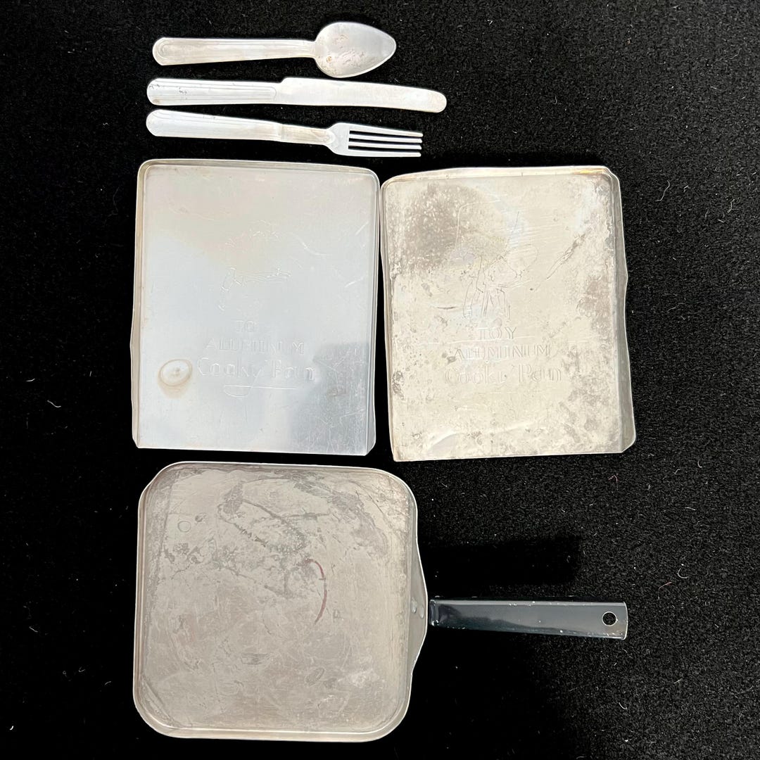 Children's Pretend Play, Pan, Cookie Sheets, Silverware. - Etsy