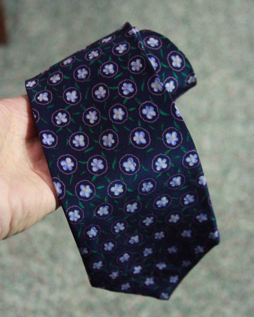 Vintage 1990's Jimmy V jimmy Valvano Silk Necktie 'lesley Visser ...