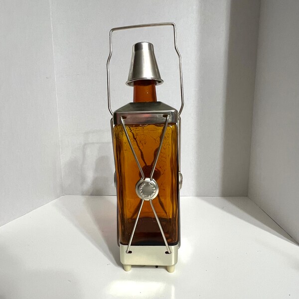 Amber Glass Decanter - Etsy