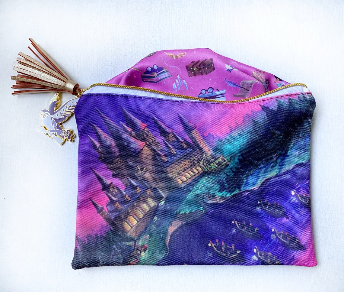 Wizard Castle Zipper Pouch | Etsy