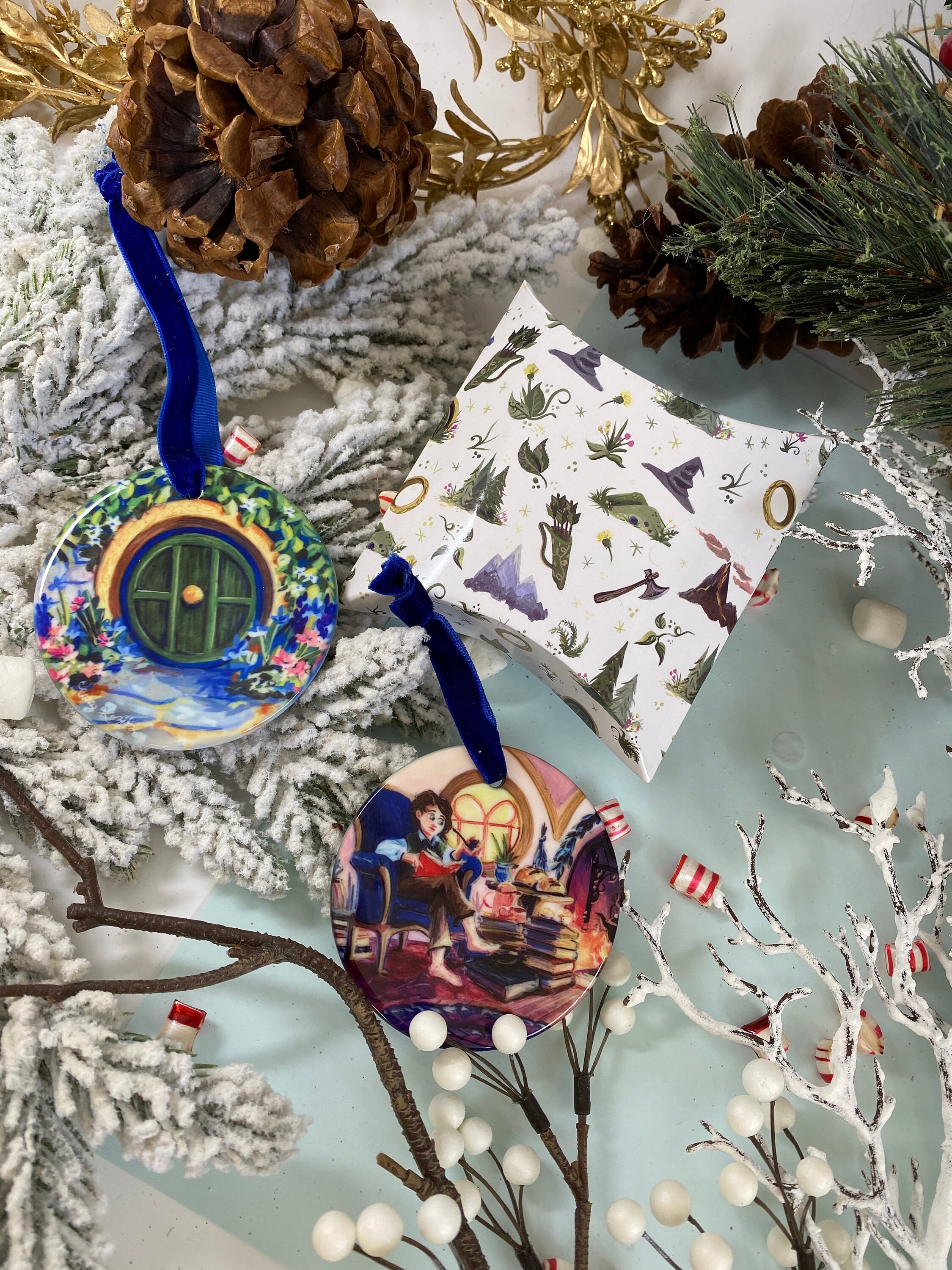 LOTR Hobbiton Inspired Ornament - Etsy