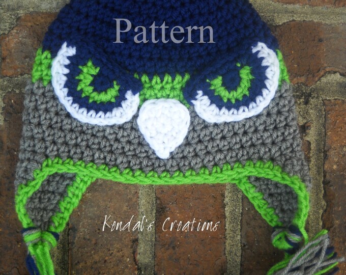 Hawk/falcon Crochet Pattern_not the Actual Item/pattern No. 101: for 7 ...