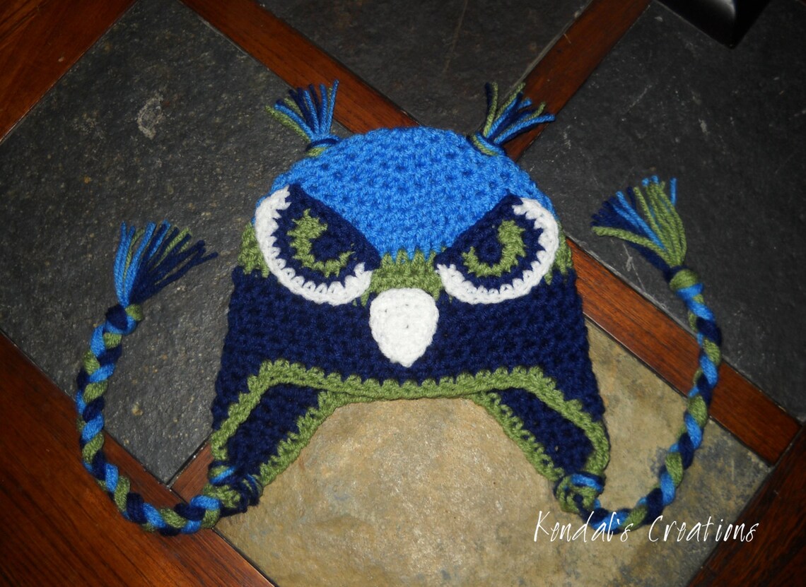 Hawk / Falcon Mascot Crochet Hat Newborn to Adult Sizes - Etsy