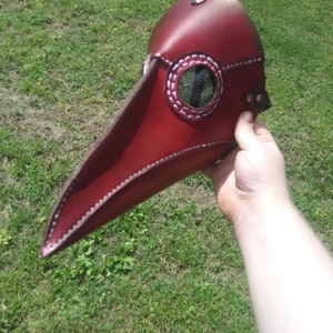 Leather Plague Doctor Mask (stitched) - Etsy