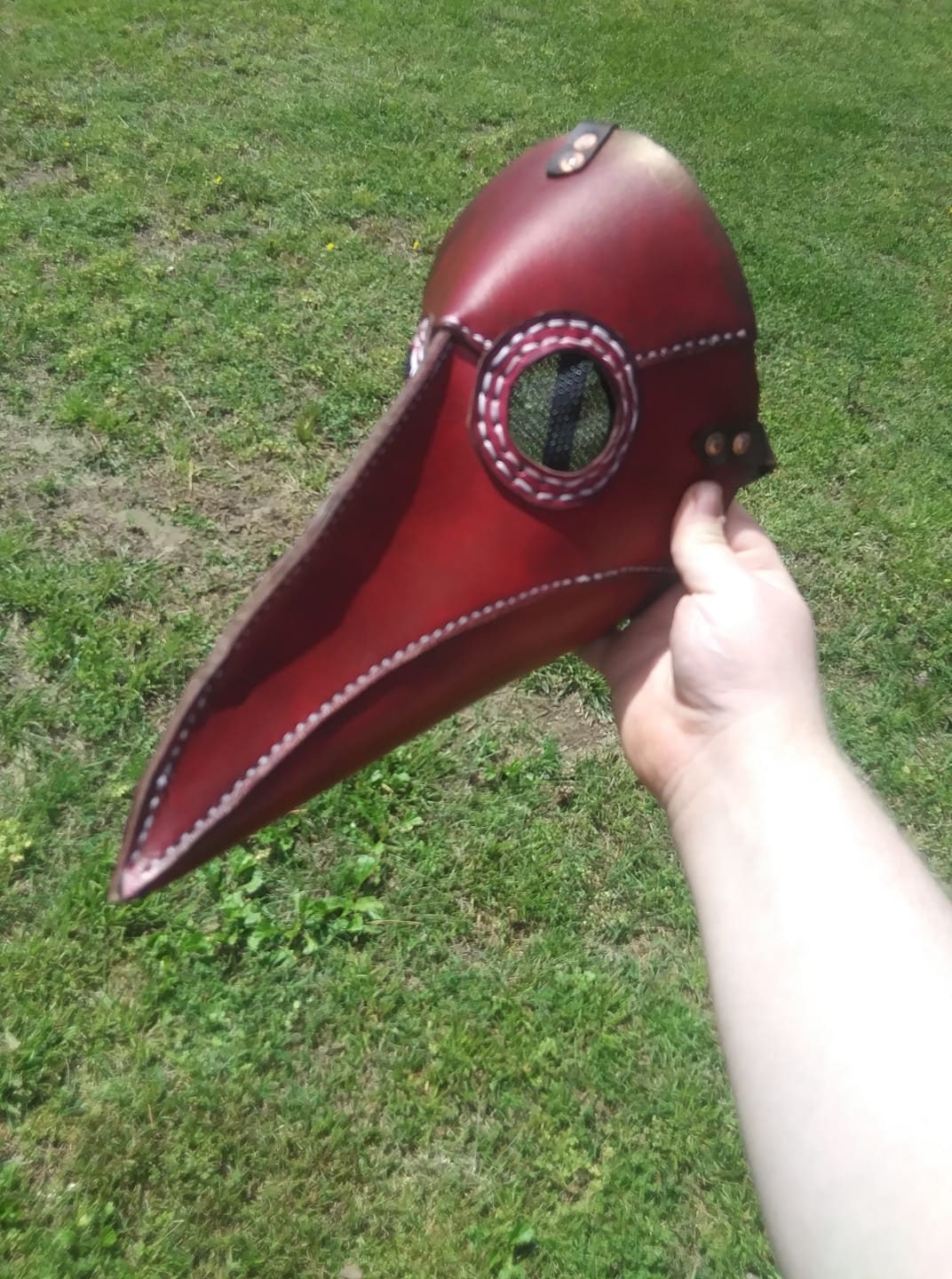 Leather Plague Doctor Mask (stitched) - Etsy