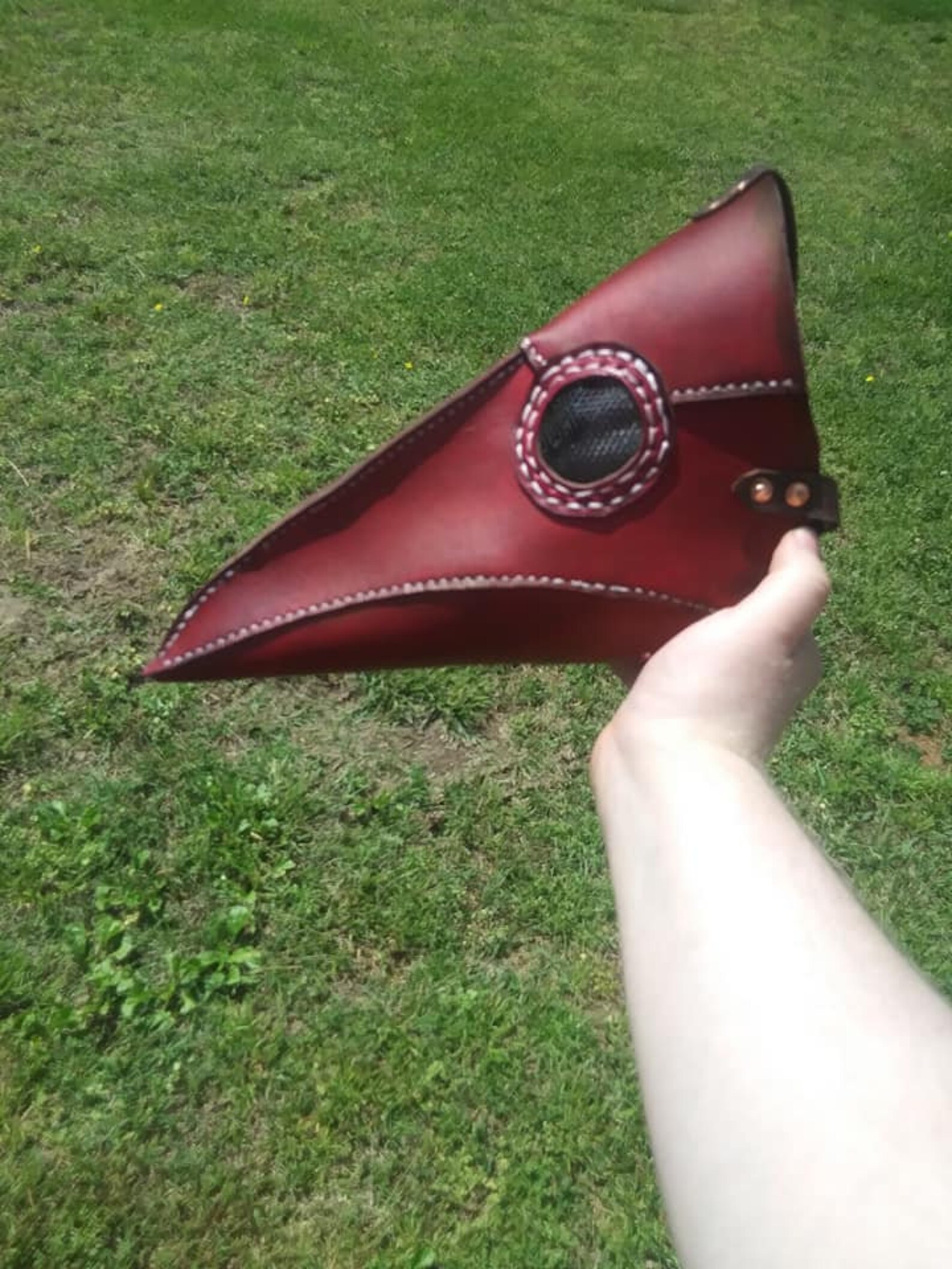 Leather Plague Doctor Mask (stitched) - Etsy