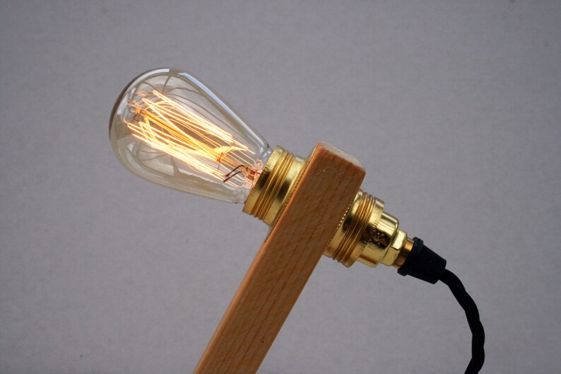 Minimalist Edison Table Lamp - Etsy
