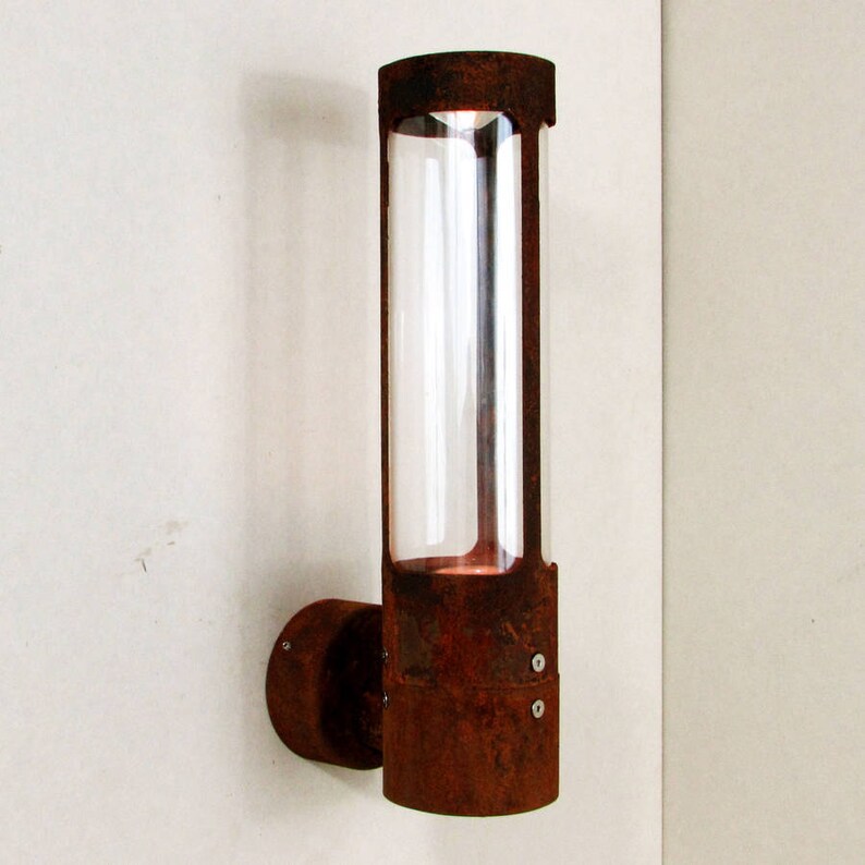 Natural Patina Outdoor Garden Wall Light - Etsy