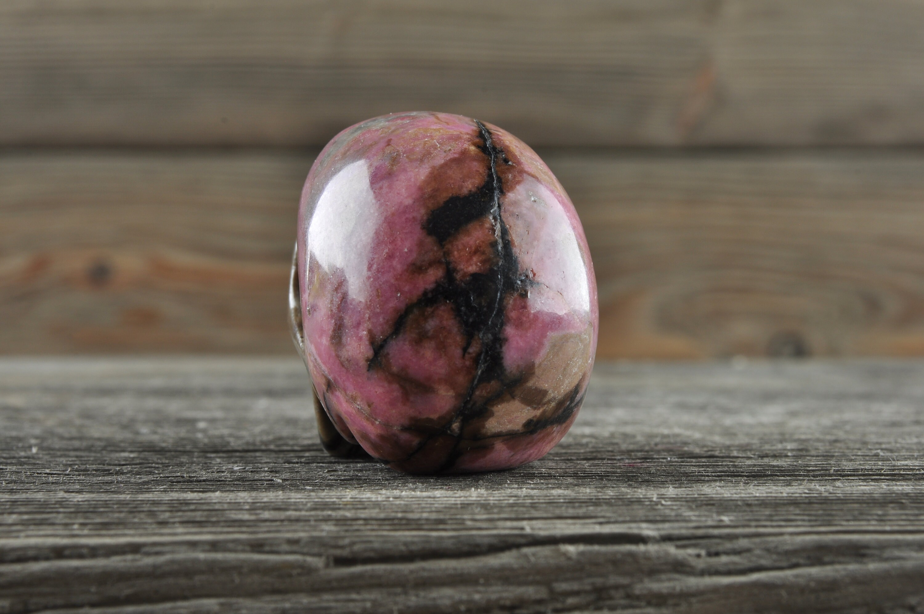 Natural Realistic Rhodonite Crystal Skull, Mini!