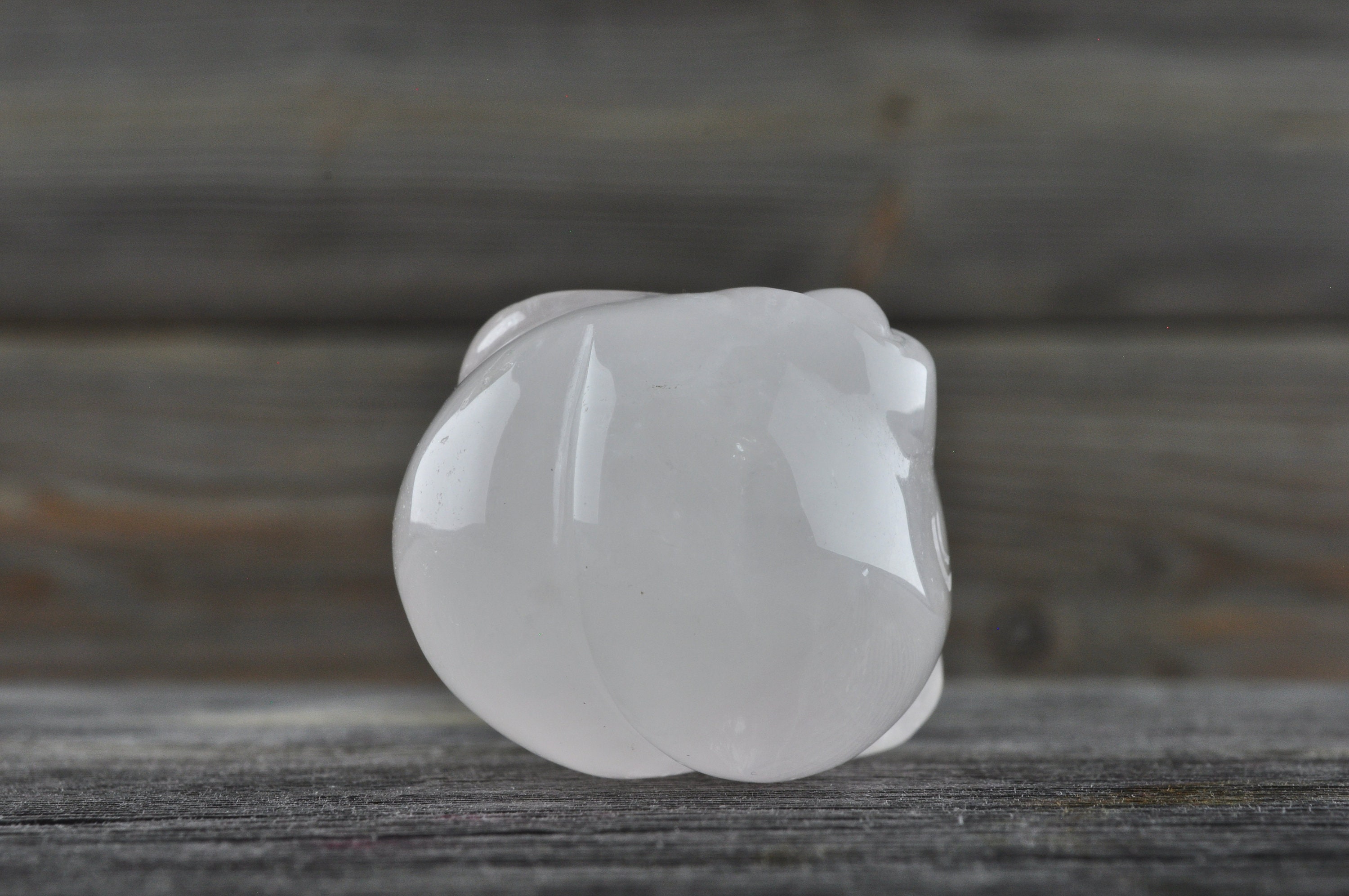Natural Realistic Rose Quartz Crystal Skull, Mini!