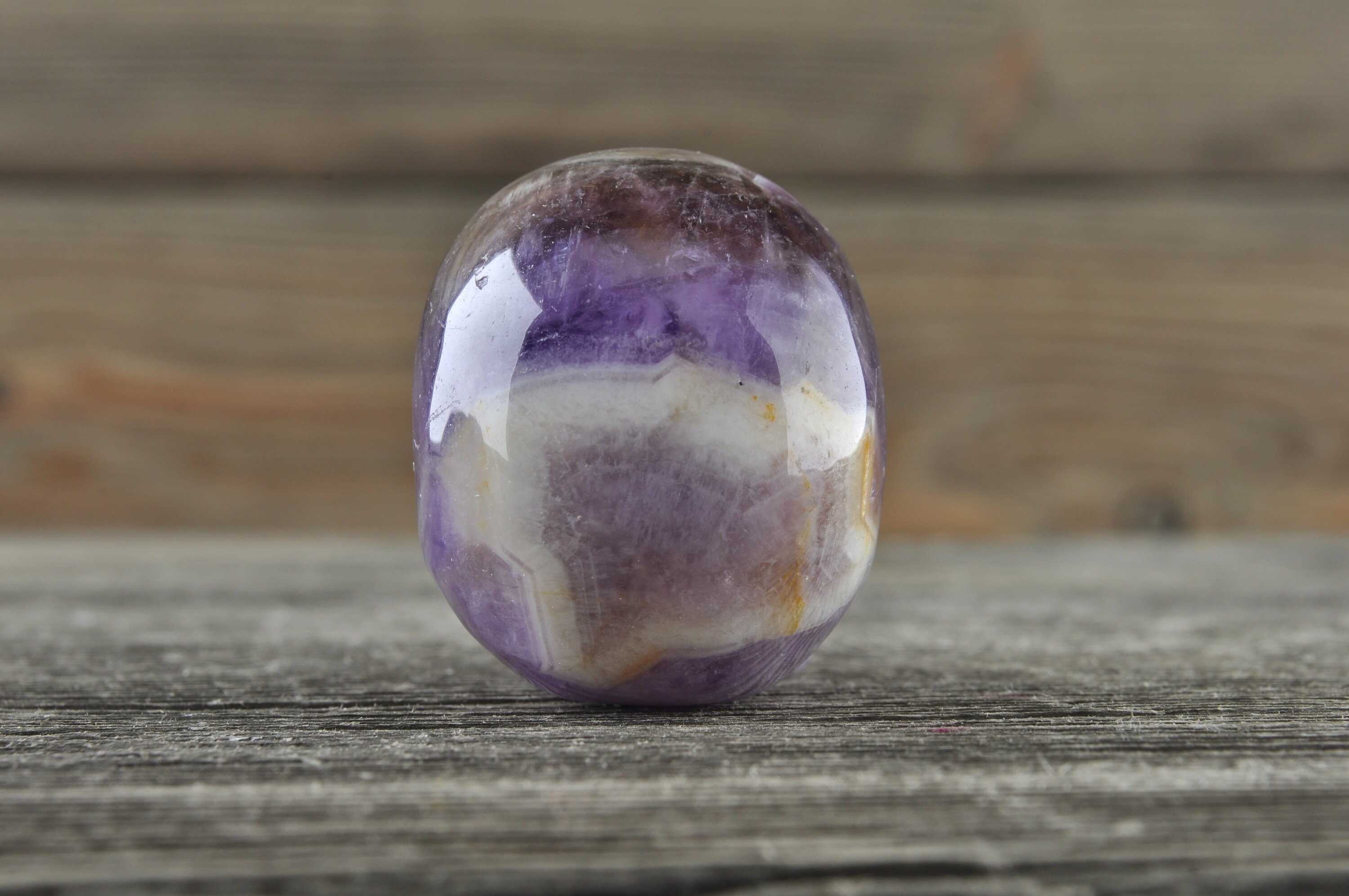 Natural Realistic Chevron Amethyst Crystal Skull, Mini!