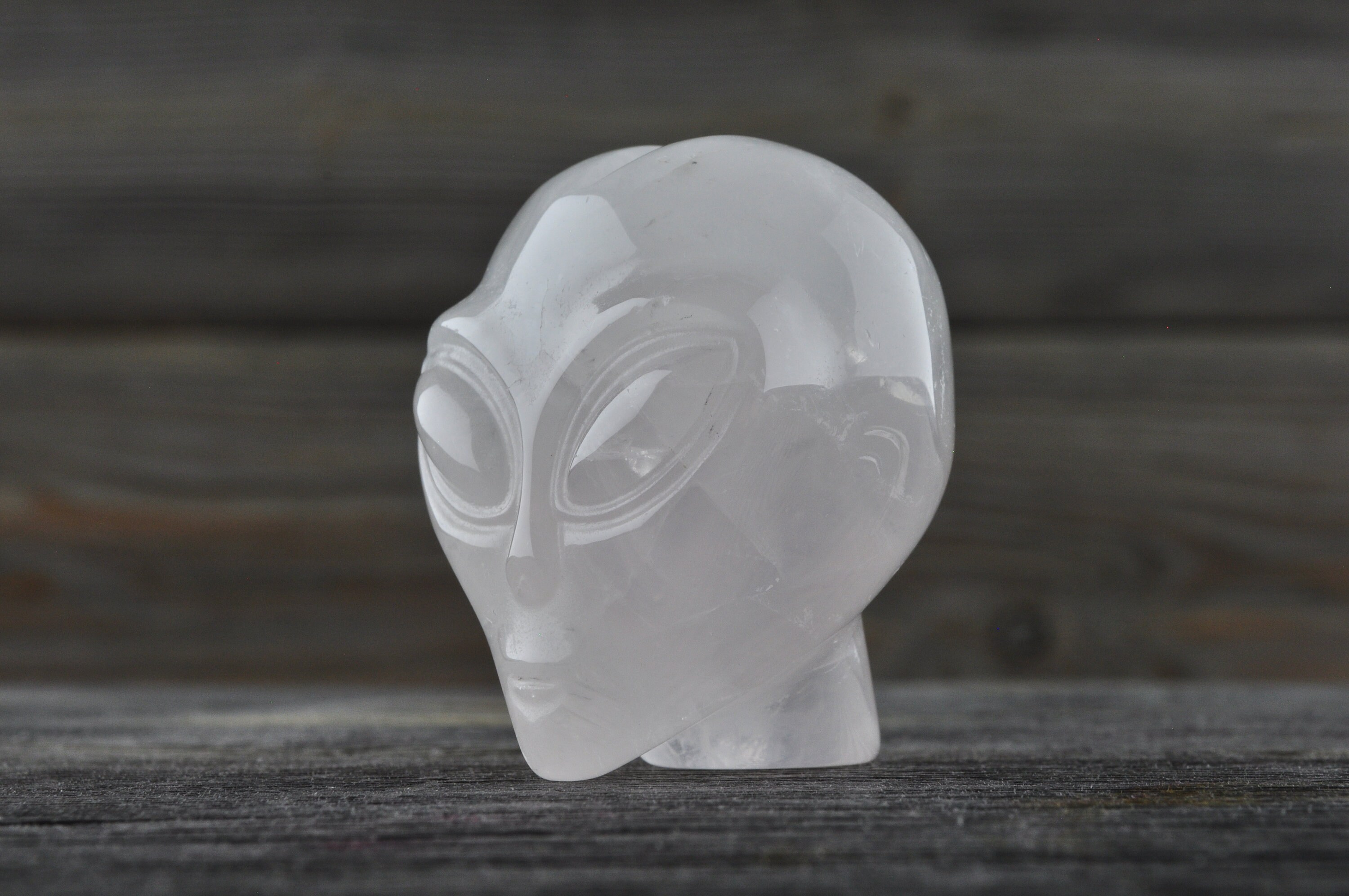 Natural Realistic Rose Quartz Crystal Skull, Mini!