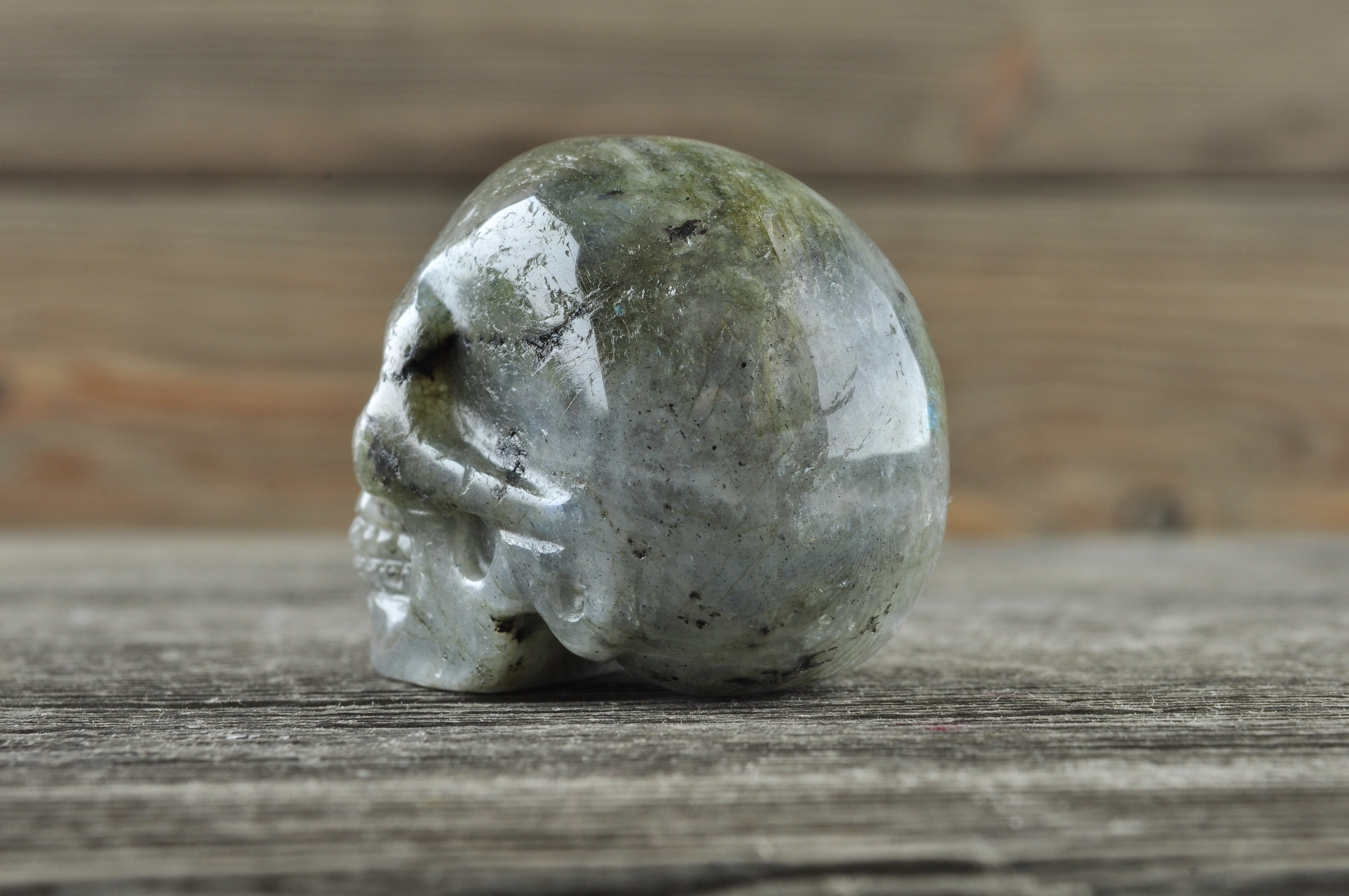 Labradorite Crystal Skull!