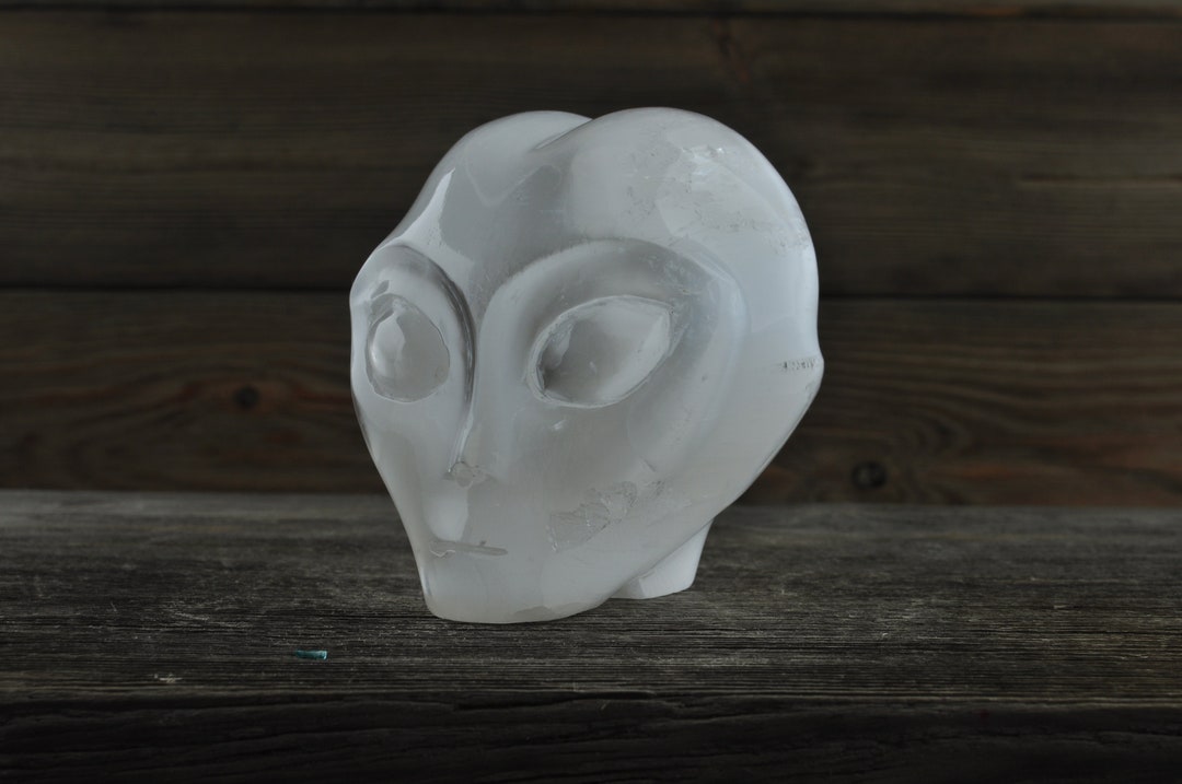 Selenite Crystal Alien Starbeing, 3 Inches - Etsy