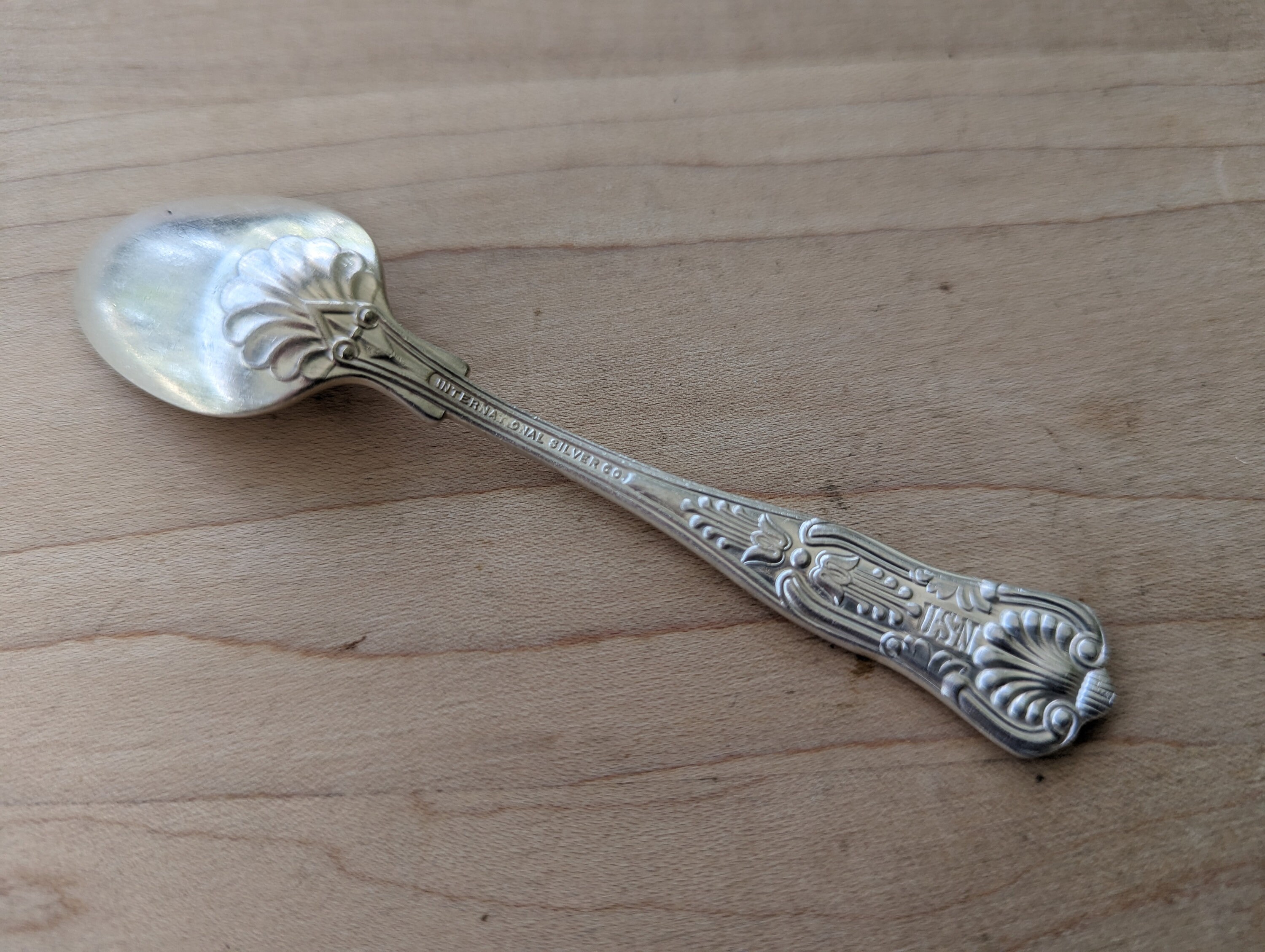 Vintage Collectible US Navy USN Anchor Emblem Demitasse Spoon 4 1/4" by ...