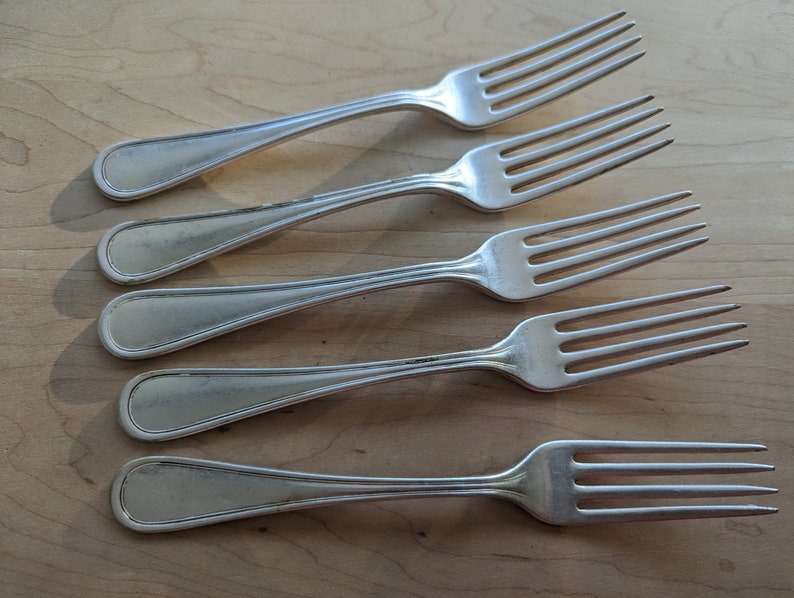 Vintage Collectible US Navy USN Dinner Fork 7 1/2" by International Silver, Set of 5 - Etsy