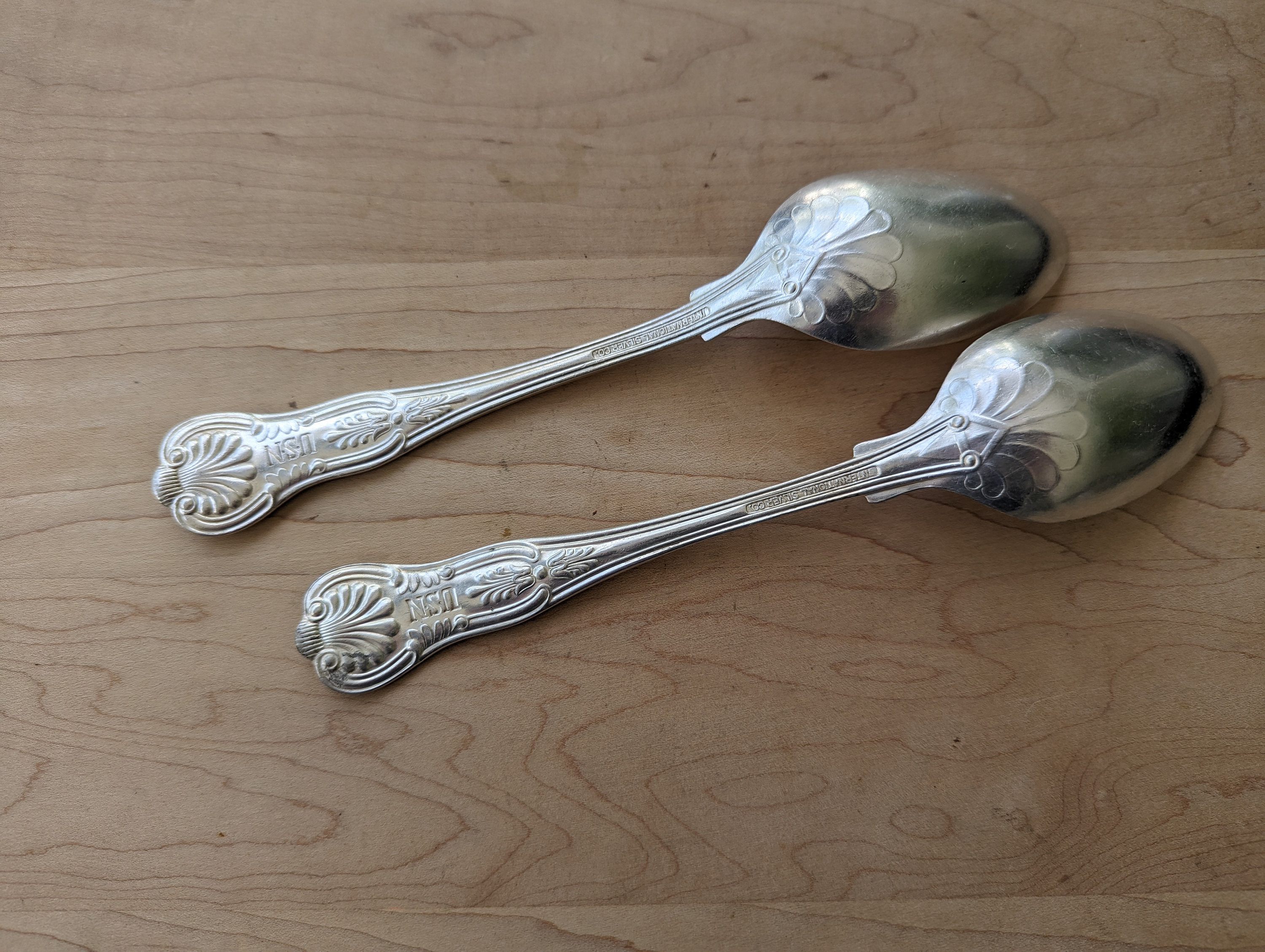 Vintage Collectible US Navy USN Anchor Emblem Serving Tablespoon 8 1/2 ...