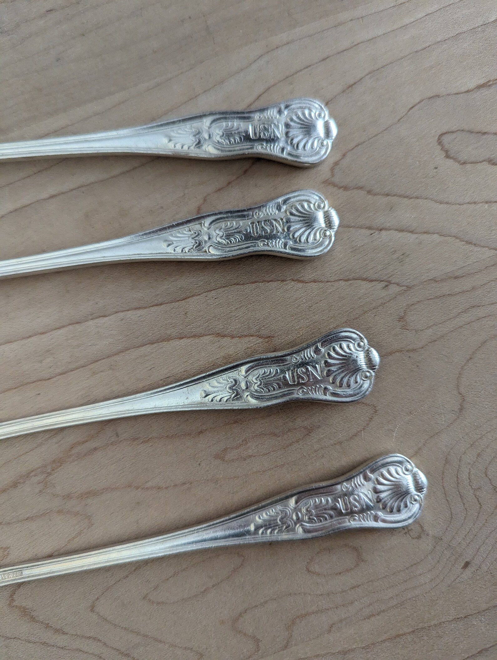 Vintage Collectible US Navy USN Anchor Emblem Iced Teaspoon 7 1/4 by ...