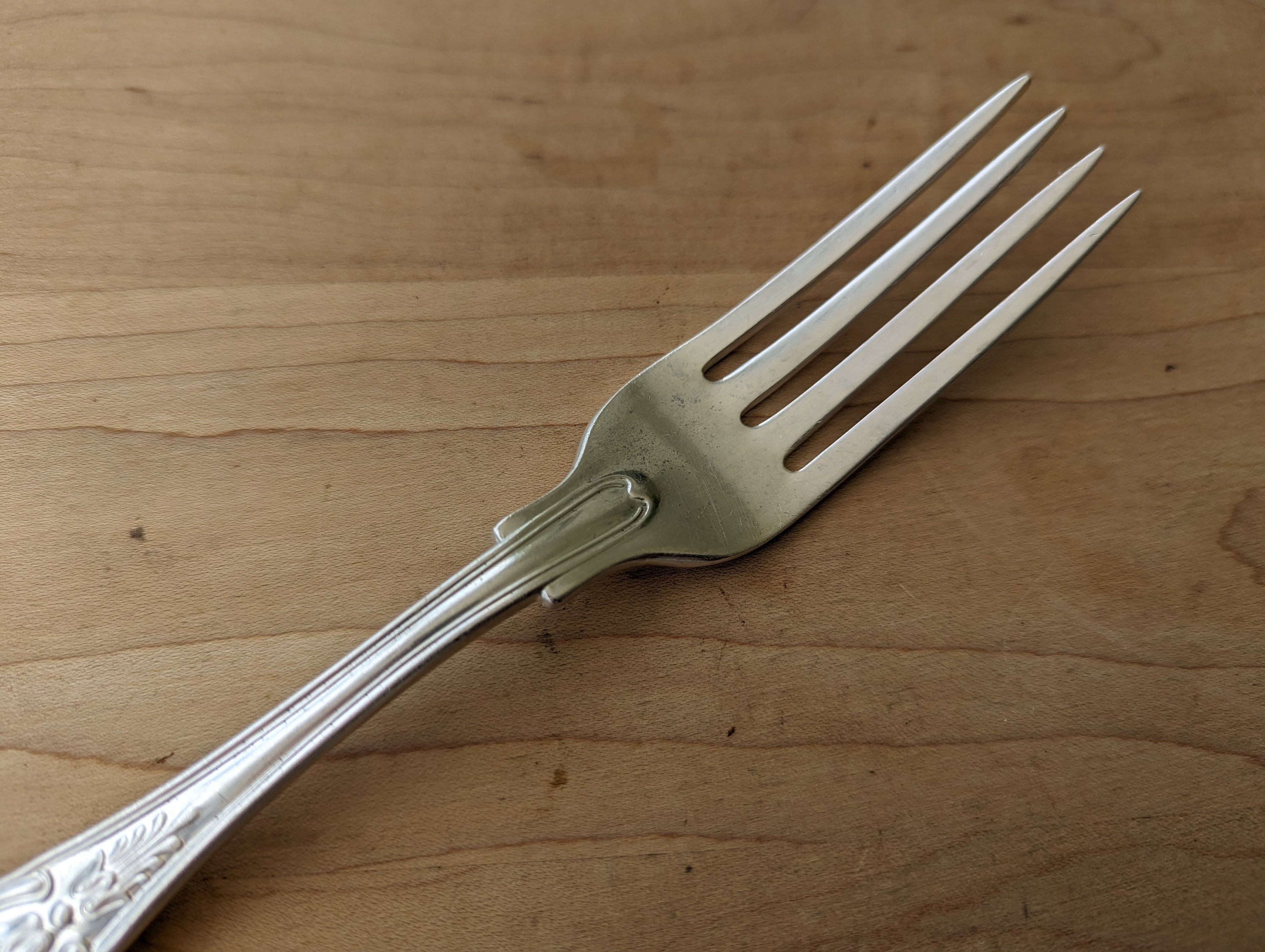 Vintage Collectible US Navy USN Anchor Emblem Continental Dinner Fork 8 ...