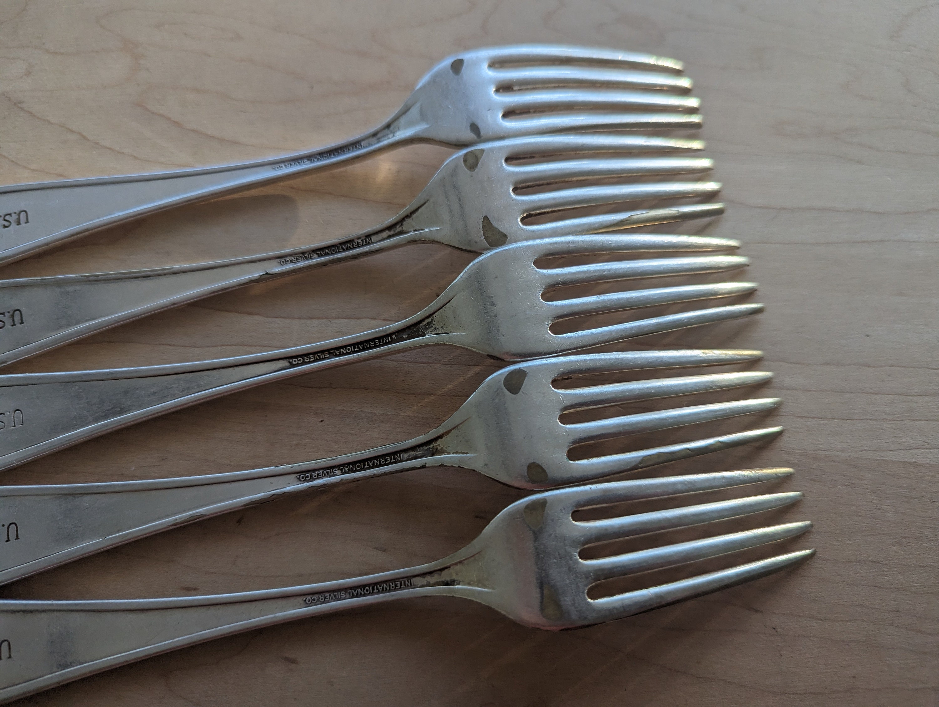 Vintage Collectible US Navy USN Dinner Fork 7 1/2" by International ...