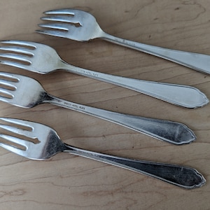 Vintage Collectible US Navy ADMIRAL KIDD Dinner Forks & Salad/dessert ...