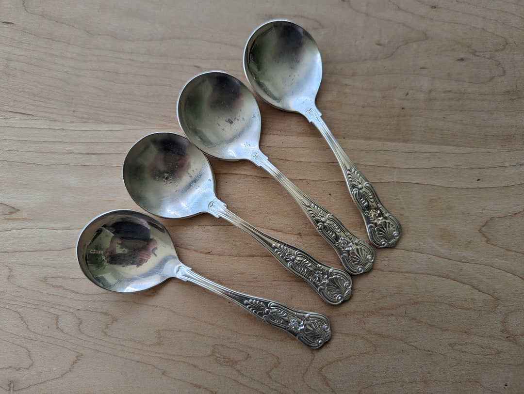 Vintage Collectible US Navy USN Anchor Emblem Round Bowl Soup Spoon ...