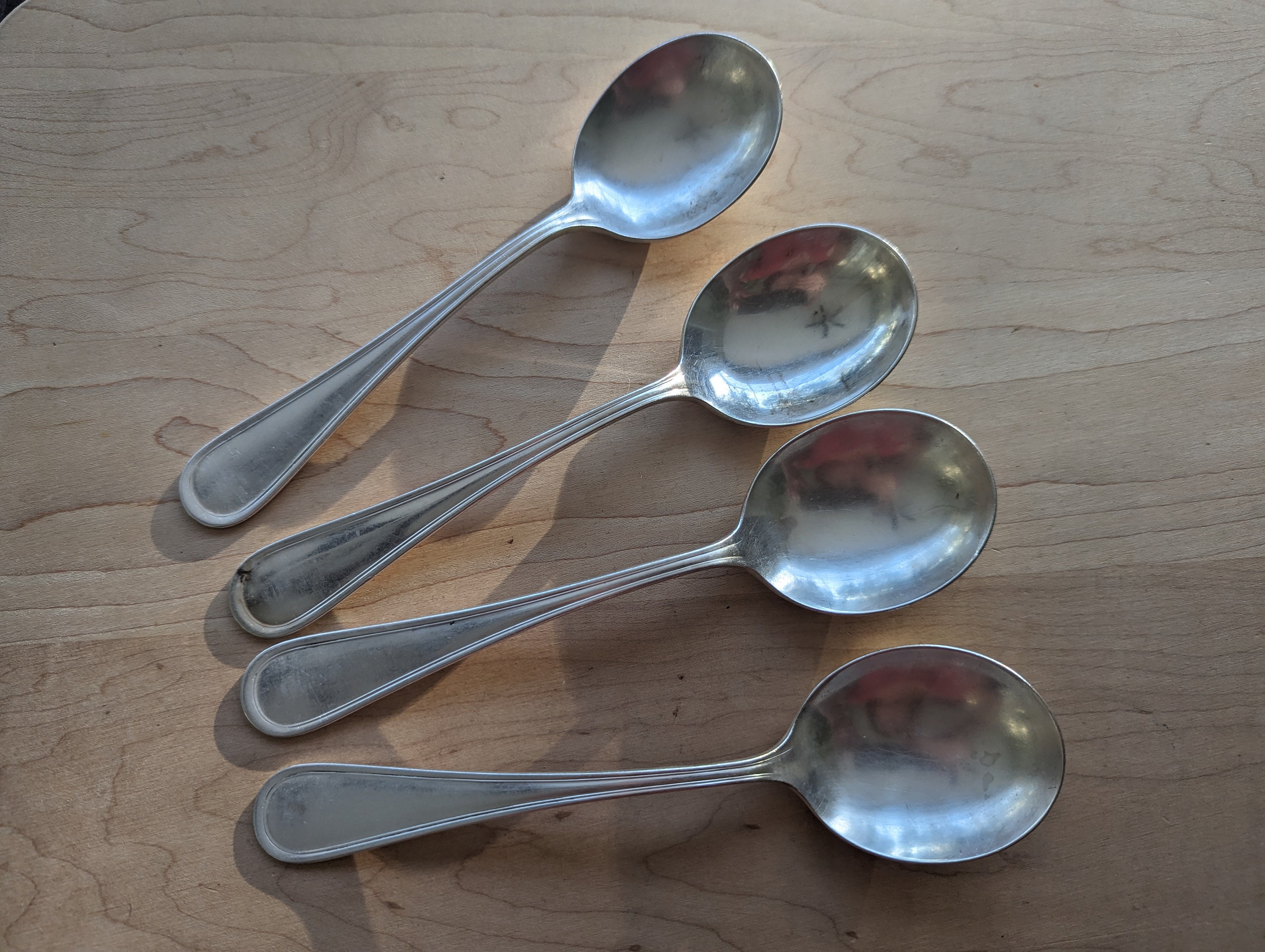 Vintage Collectible US Navy USN Round Bowl Soup Spoon (gumbo) 7" by ...