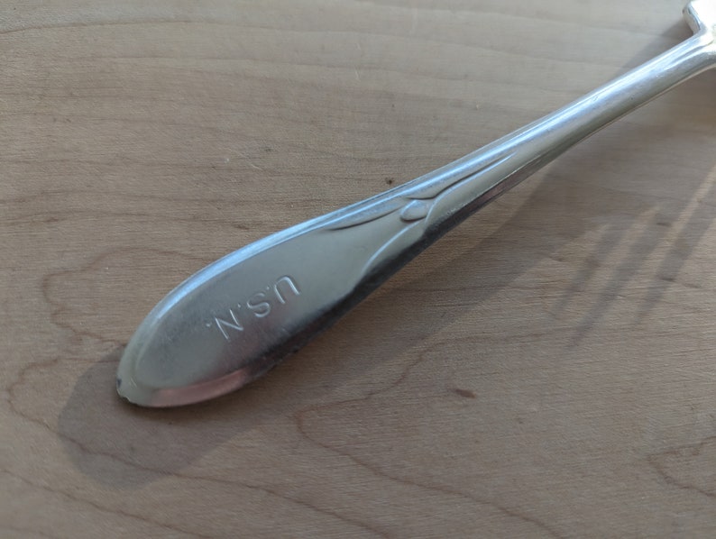 Vintage Collectible US Navy USN Dinner Fork 7 1/4" by Wm Rogers - Etsy
