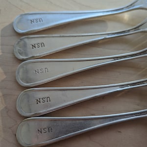 Vintage Collectible US Navy USN Dinner Fork 7 1/2" by International ...