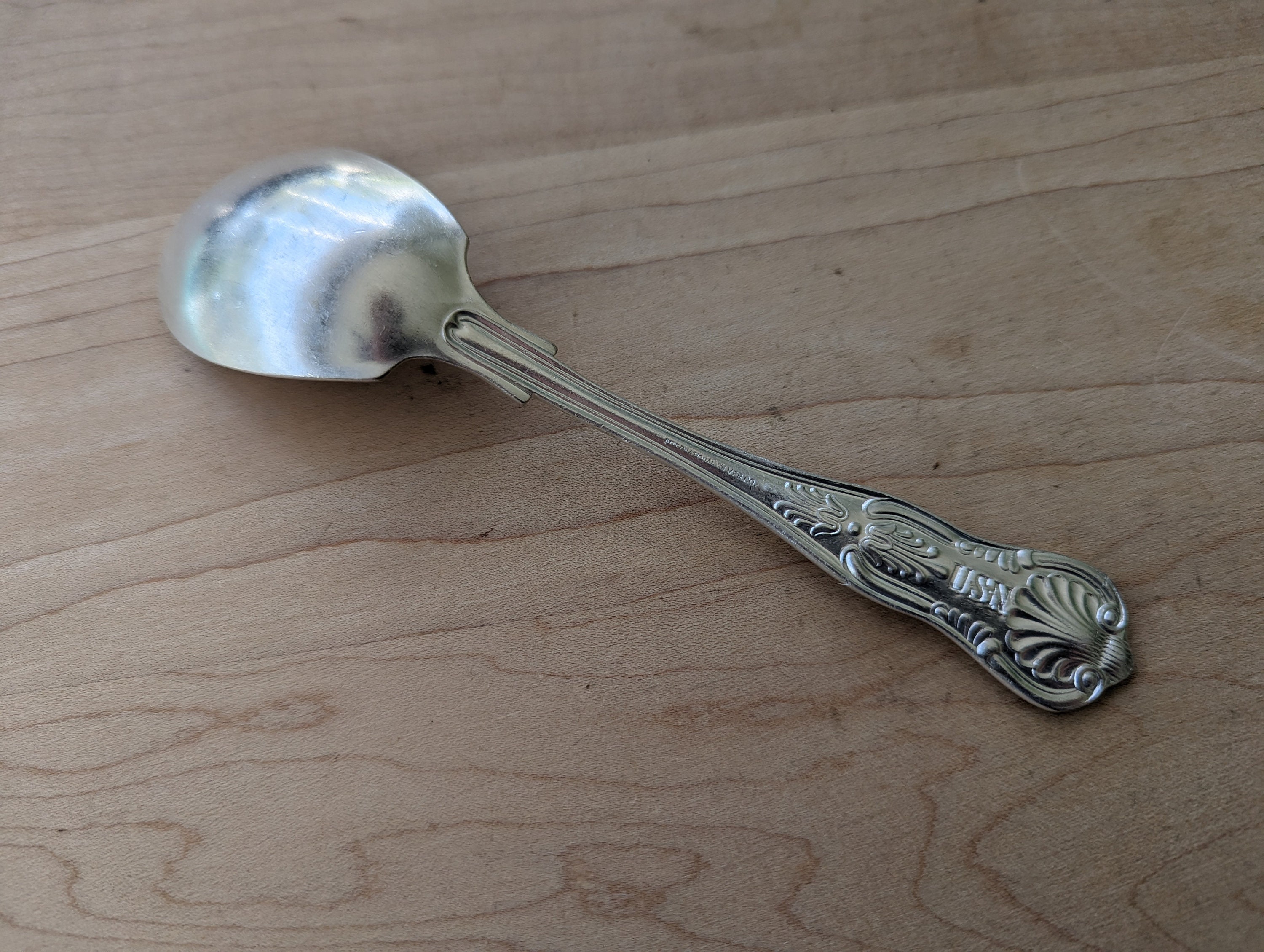 Vintage Collectible US Navy USN Anchor Emblem Sugar Spoon 6 1/8" by ...