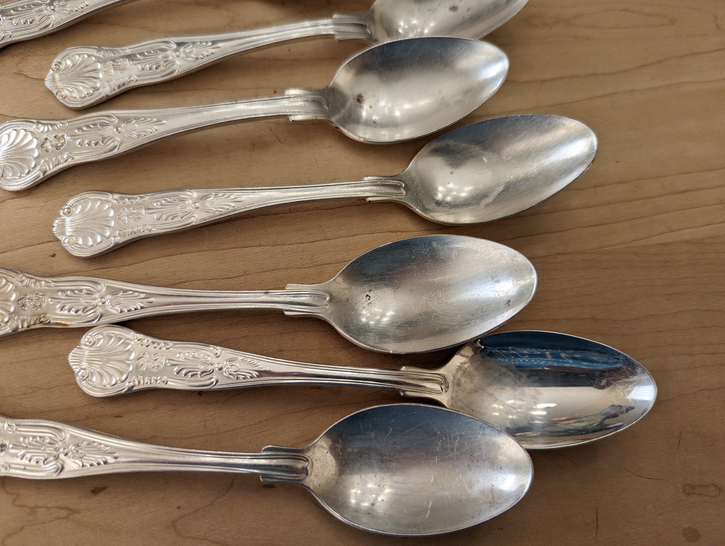 Vintage Collectible US Navy USN Anchor Emblem Teaspoon 6" by ...