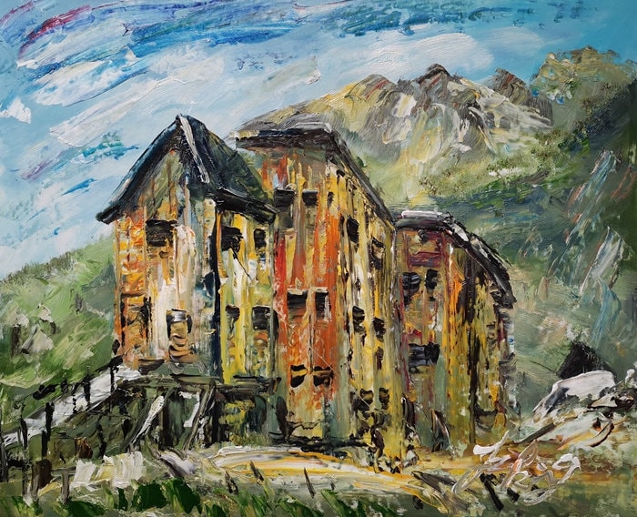 Lewis Mine Building Telluride Colorado pen King-a3351-home - Etsy