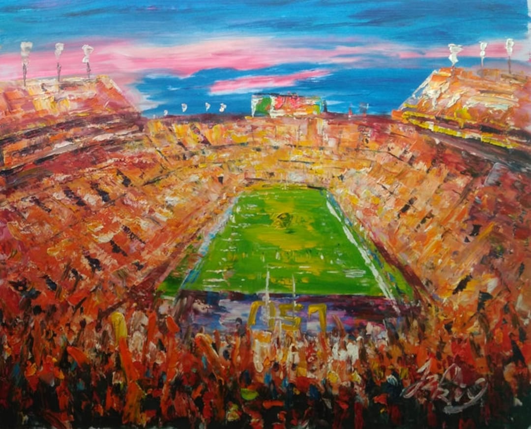 Front View LSU Tiger Football Stadium, Baton Rouge, Louisiana-pen King ...