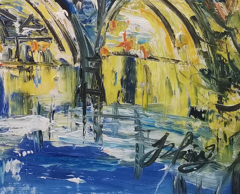 Key Bridge & Georgetown, Washington D.c.-pen King-a4721-home Decor ...
