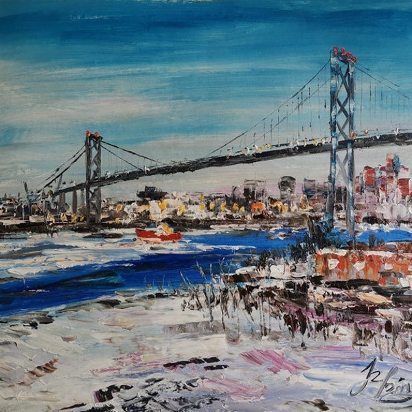 Ambassador Bridge Art - Etsy