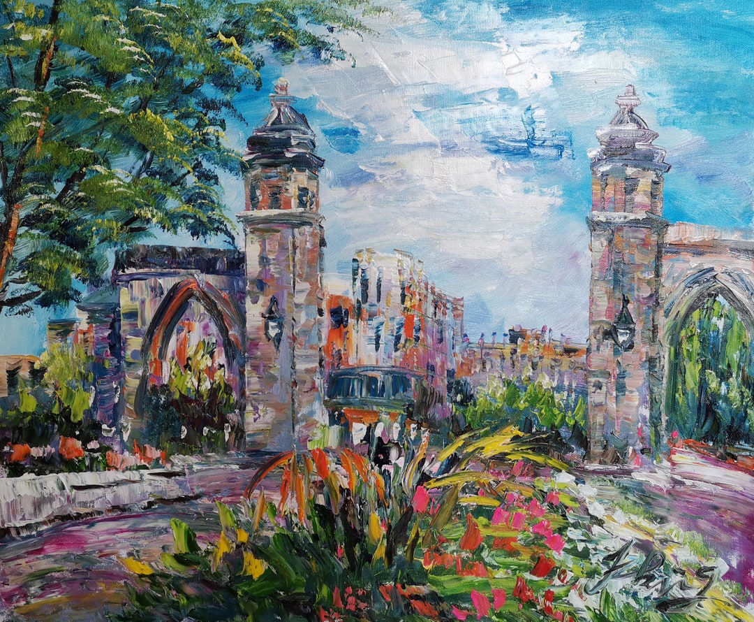 Bloom Sample Gates, IU Franklin & Bryan Hall, Bloomington In-pen King ...