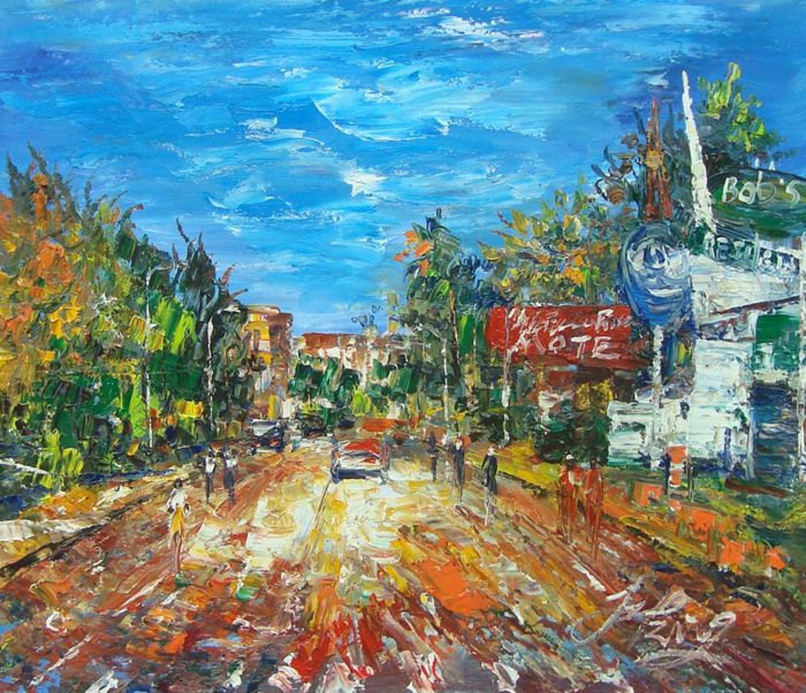 MAIN STREET Boulder City Nevada-pen King 7200-home Decor - Etsy